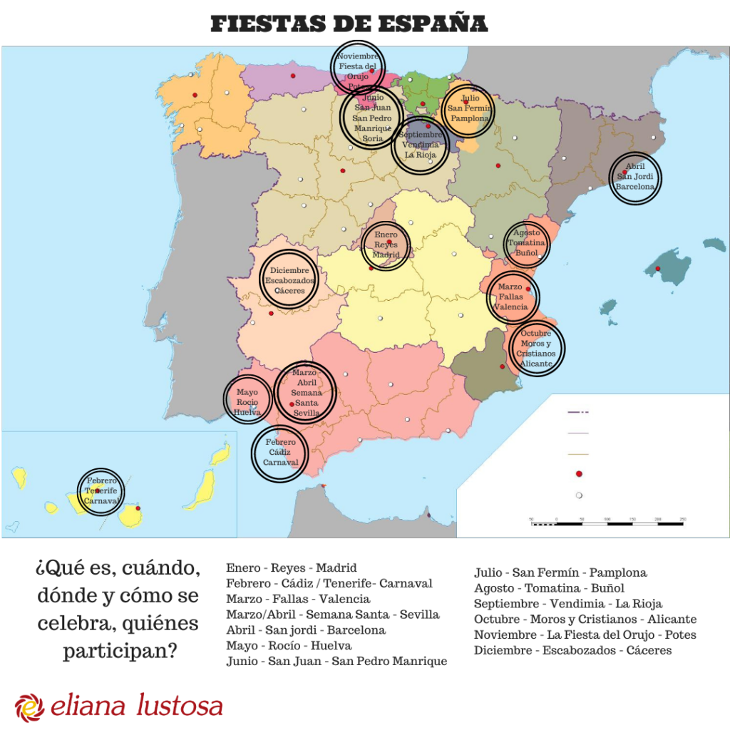 Días de fiestas de España - Eliana Lustosa